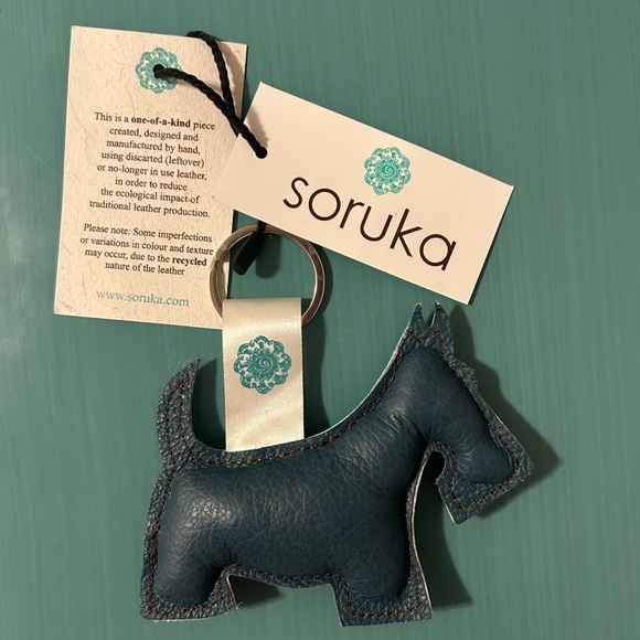 Soruka | Accessories | New Scottie Dog Leather Handmade Sustainable ...